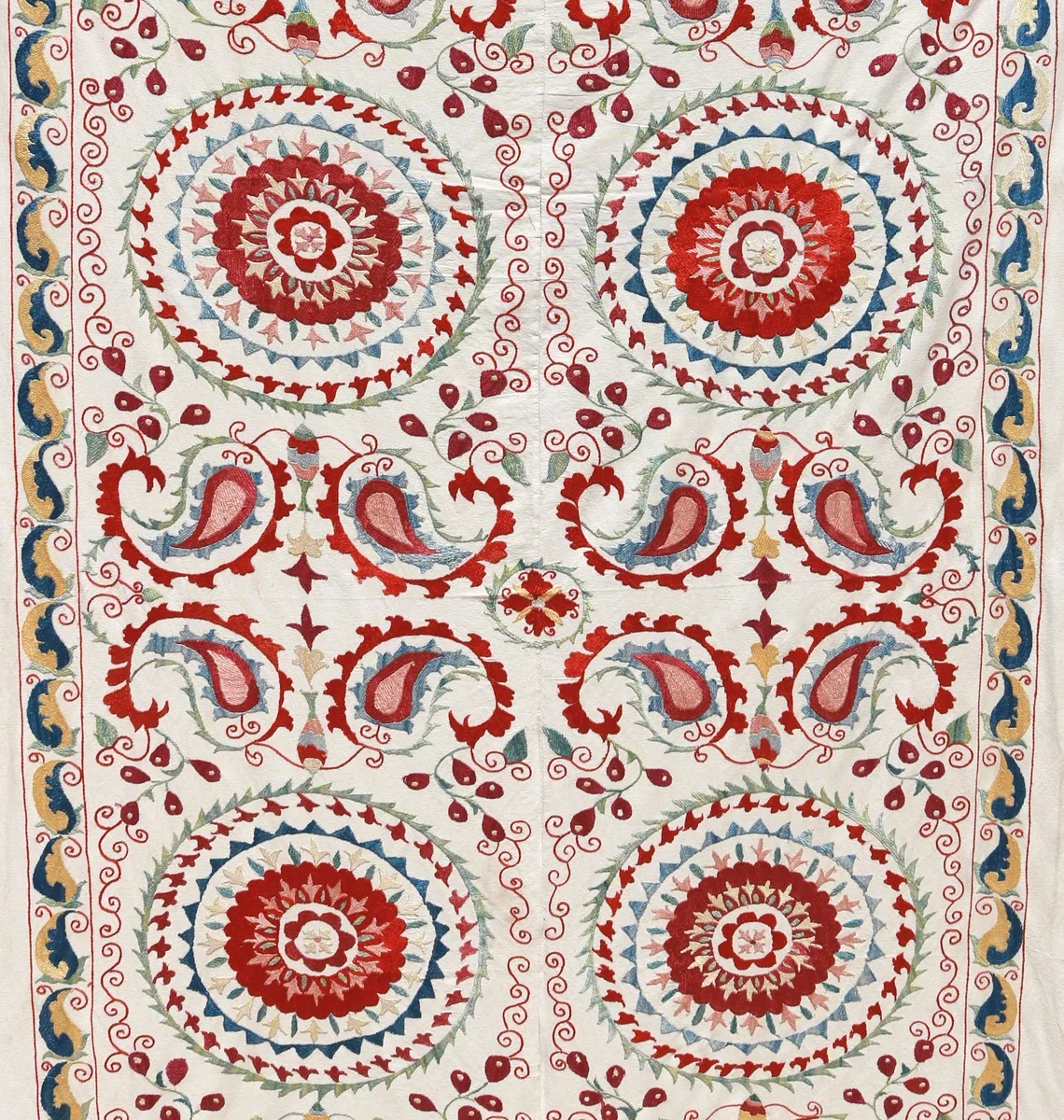 Silk Suzani Embroidery. Unique and Distinctive Embroidery. Suzani Wall ...