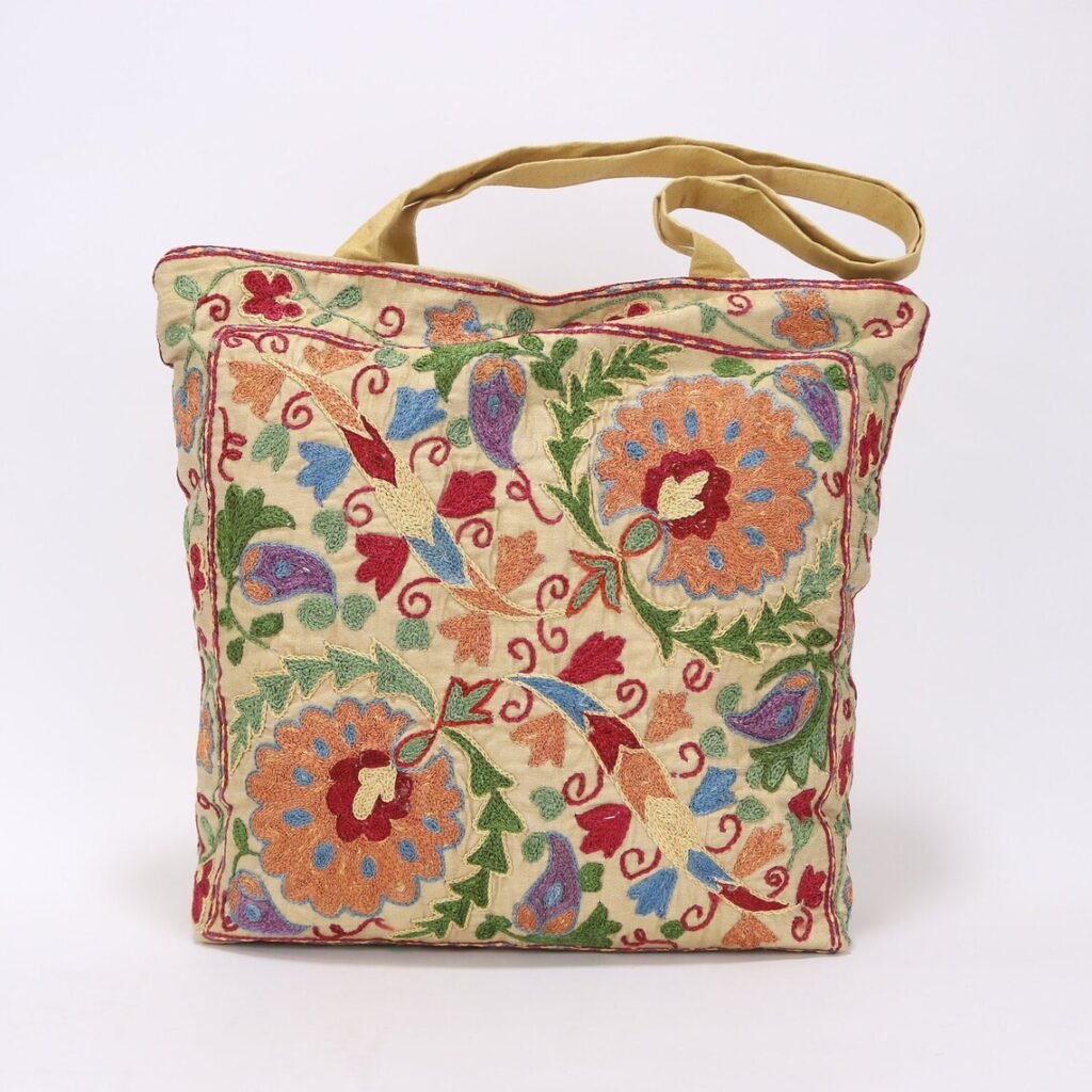 Suzani Bag. An Exquisite Handmade Suzani Shoulder Bag | Minzifa Suzani