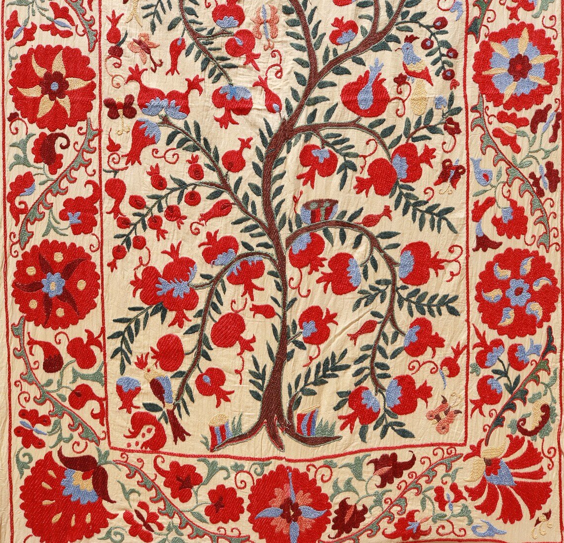Silk Suzani Embroidery. Unique and Distinctive Embroidery. Suzani ...